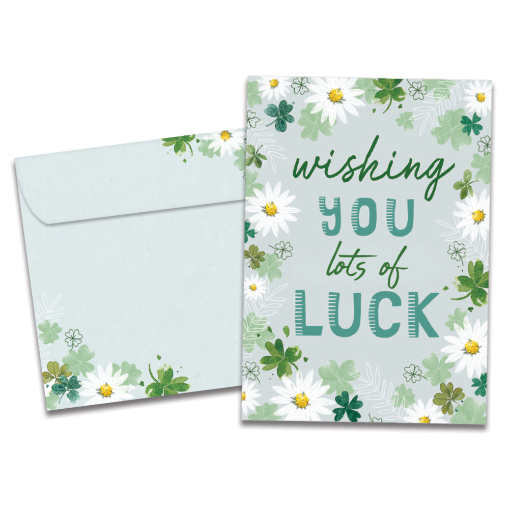 Wishing You Luck Greeting Card 6 Pack – Tree-Free Greetings