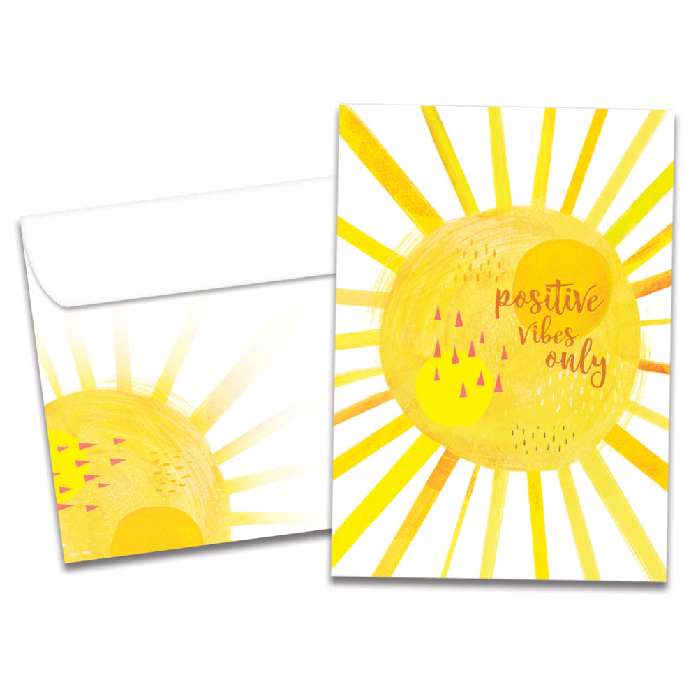 Positive Vibes Only All Occasion Card – Tree-Free Greetings
