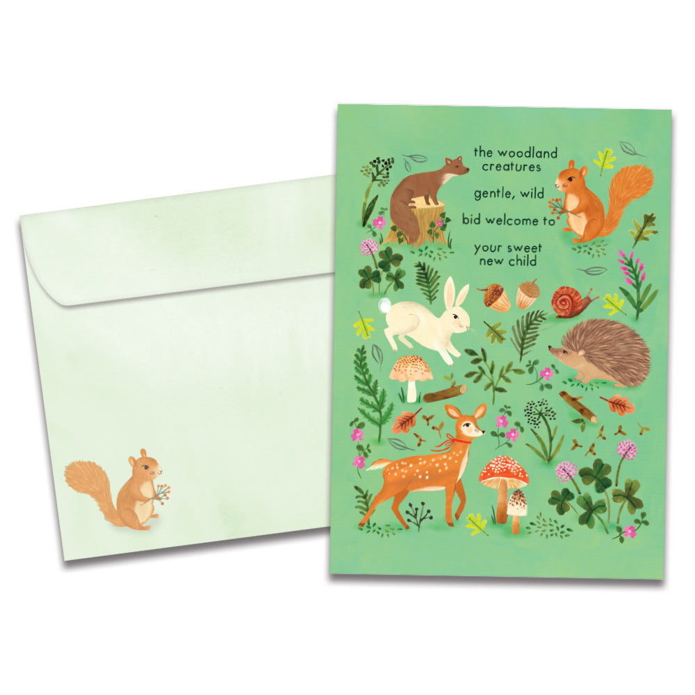 Woodland Welcome Greeting Card – Tree-Free Greetings