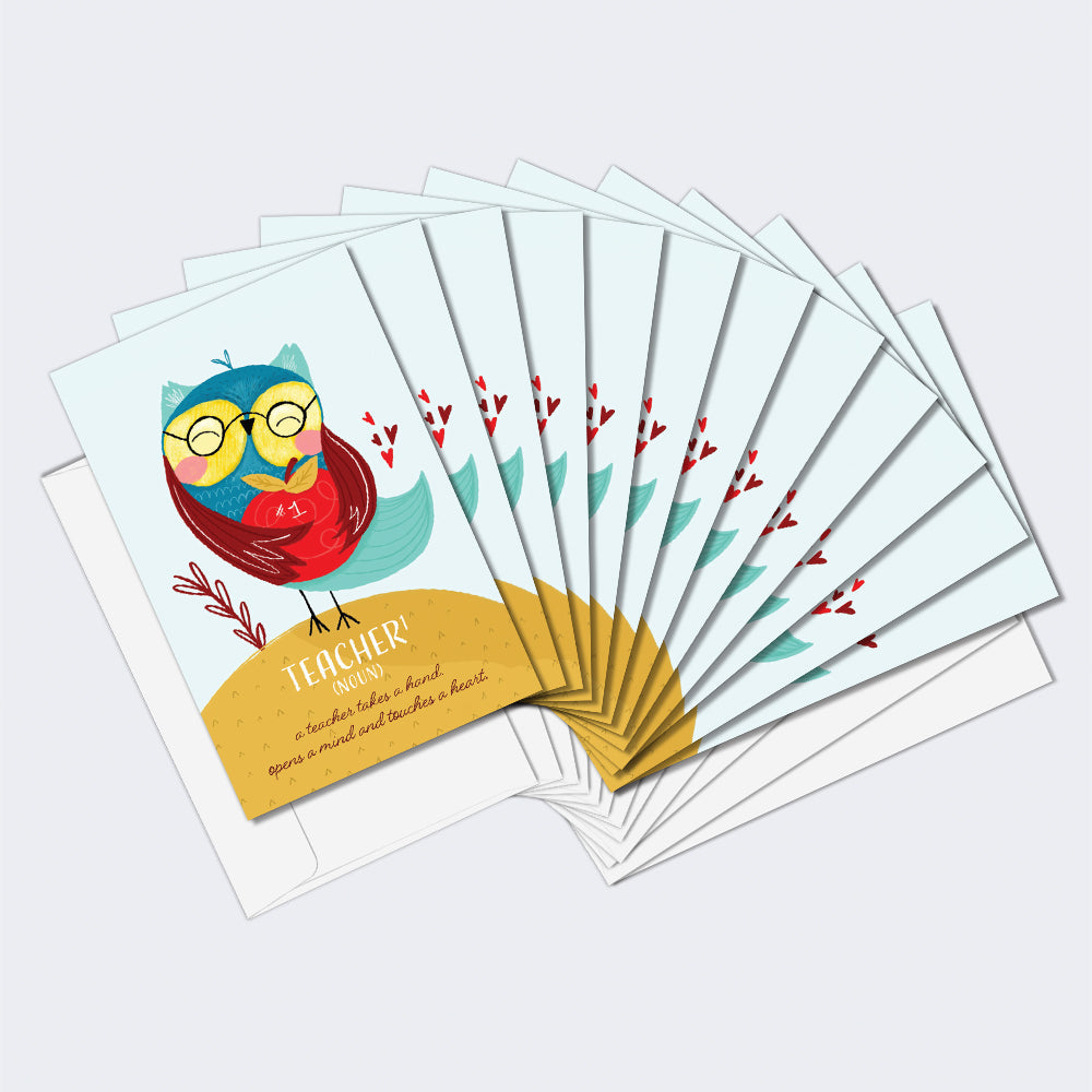 Teacher Definition 12 Pack Notecards – Tree-Free Greetings