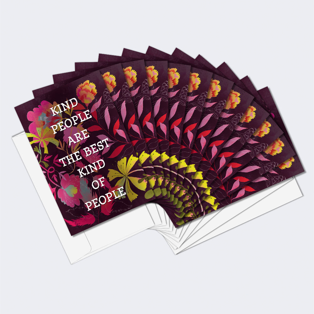 Kind People 12 Pack Thank You Notes – Tree-Free Greetings