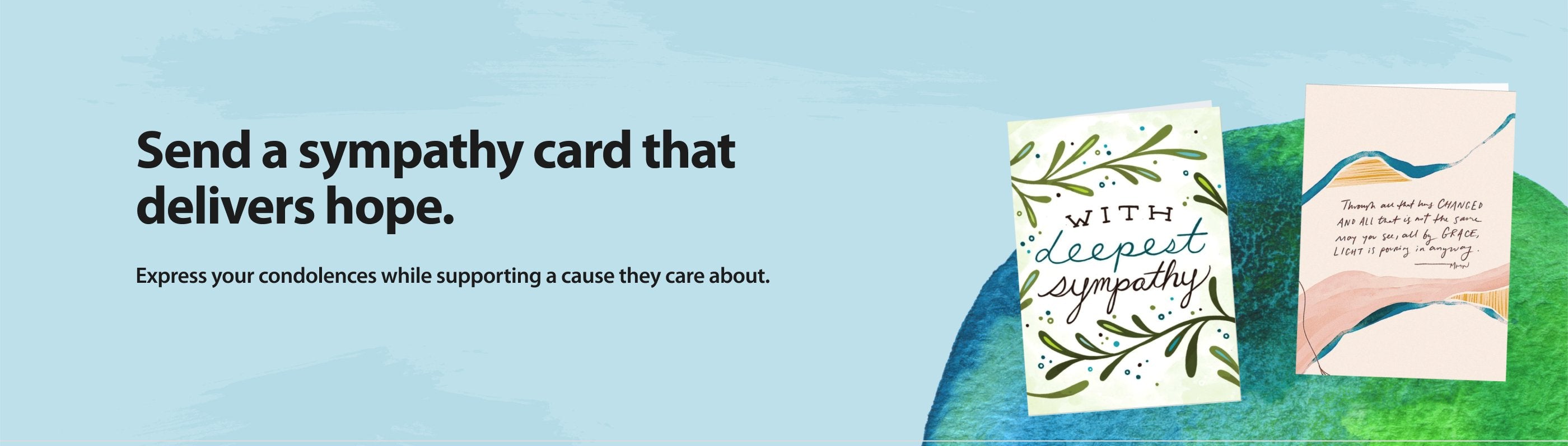 Write and Send Sympathy Cards Shop By Theme – Tree-Free Greetings