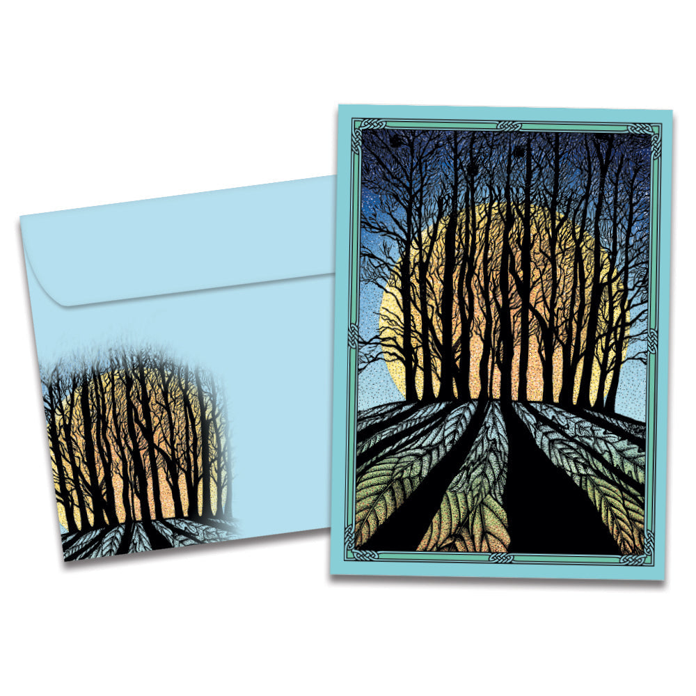 Winter Solstice Single Card – Tree-Free Greetings