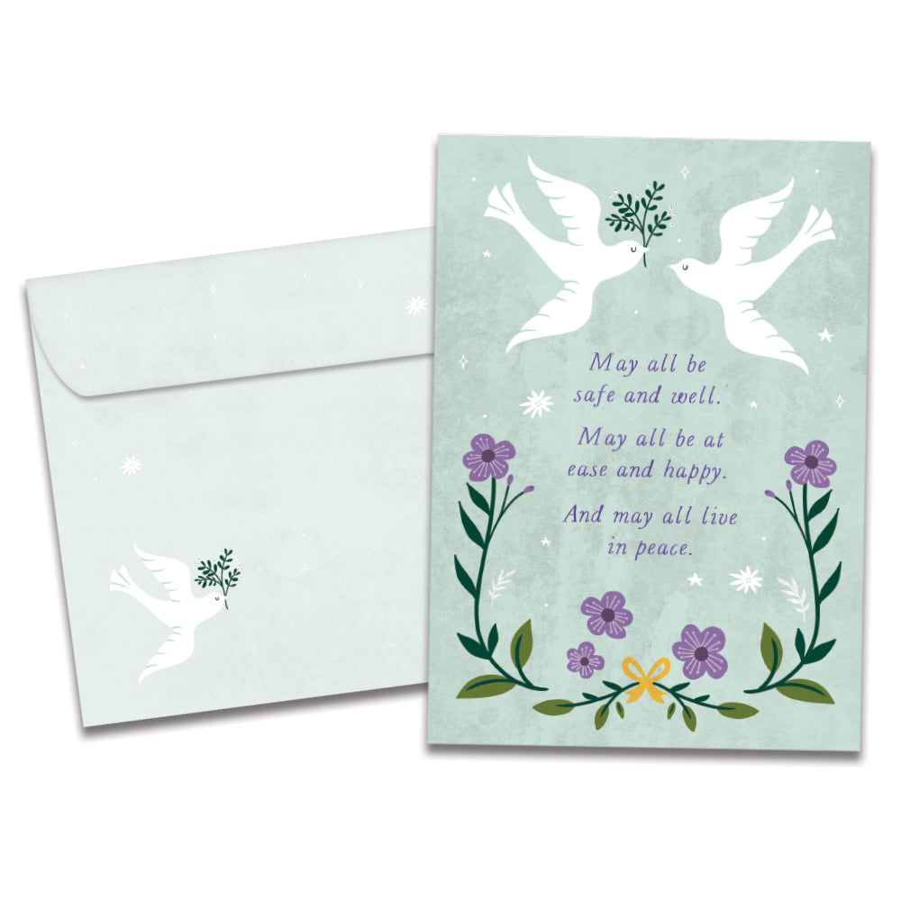 Metta Meditation Single Card – Tree-Free Greetings