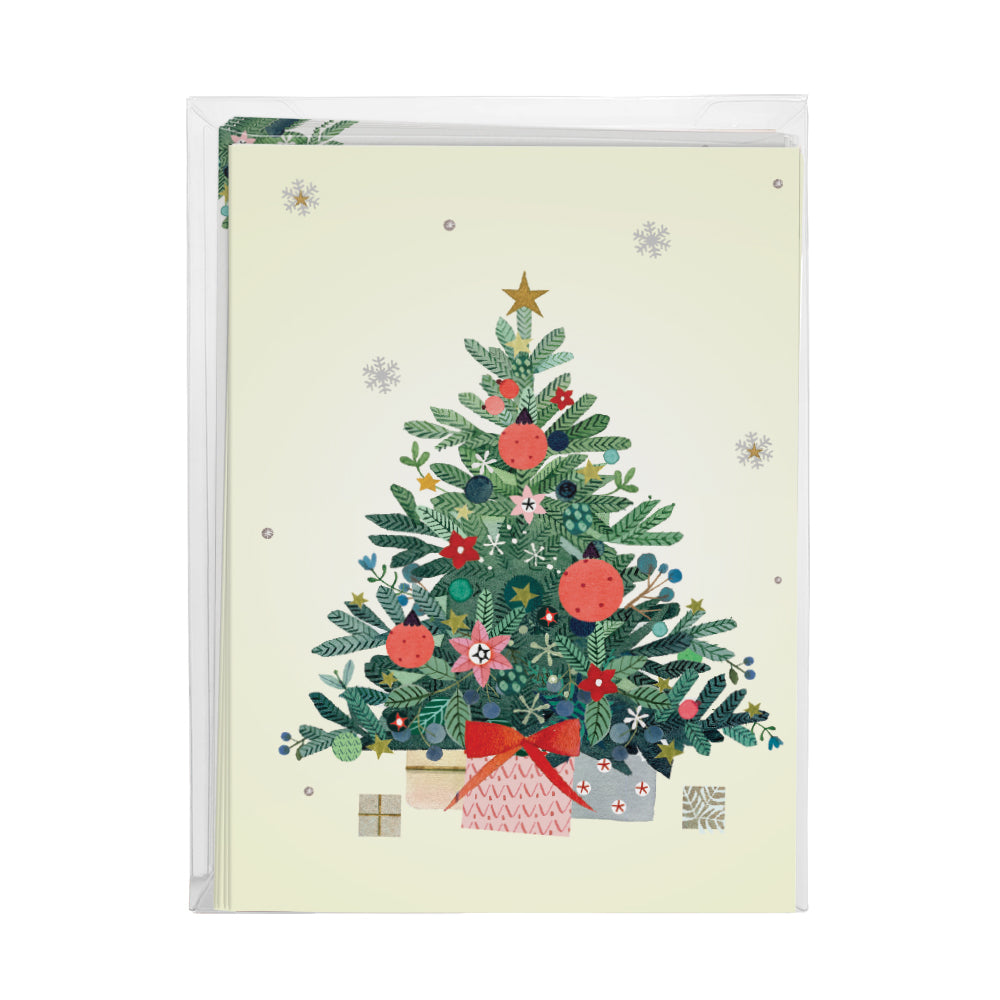 Merry and Bright Tree Holiday Box 16 Pack – Tree-Free Greetings