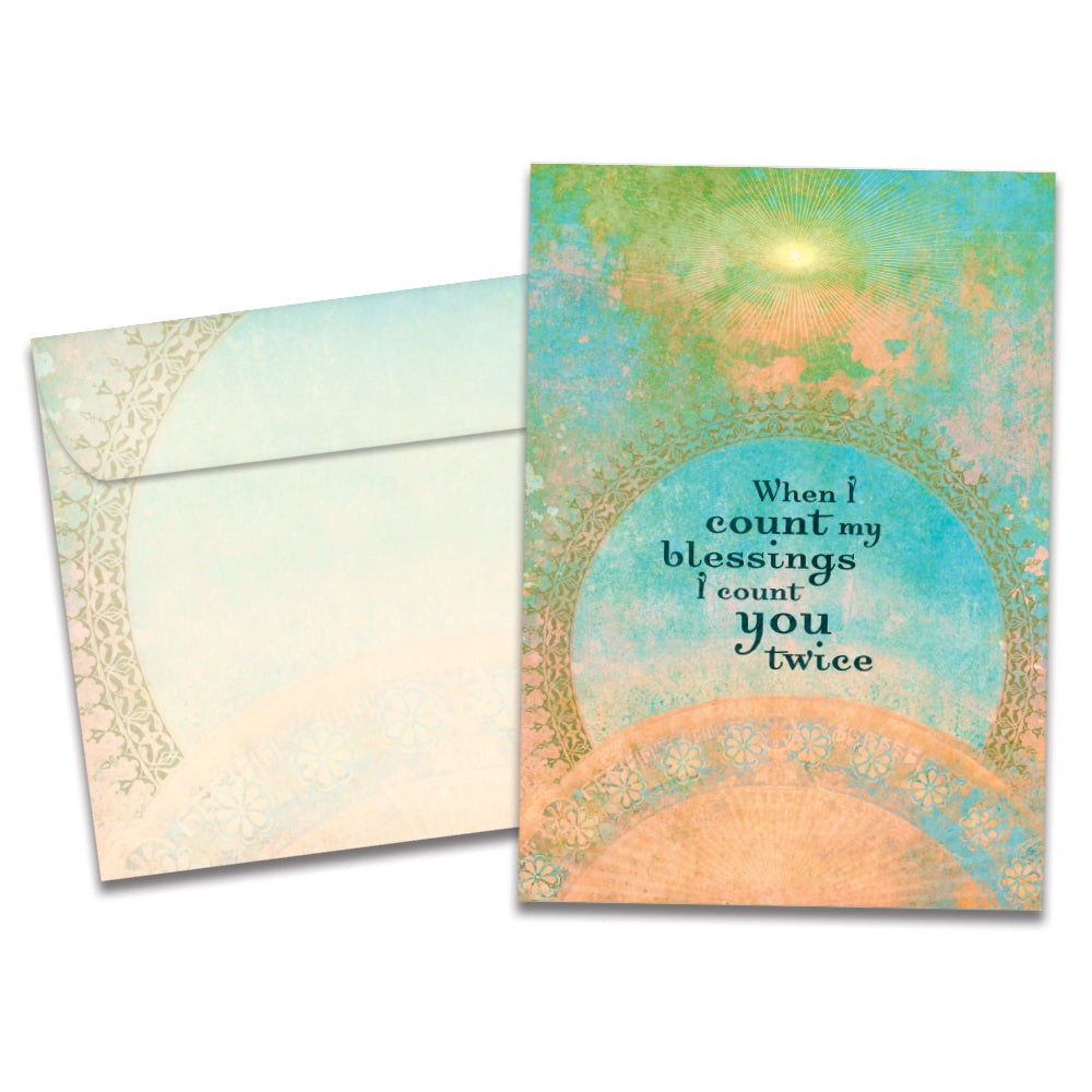 When I Count My Blessings All Occasion Greeting Card – Tree-Free Greetings