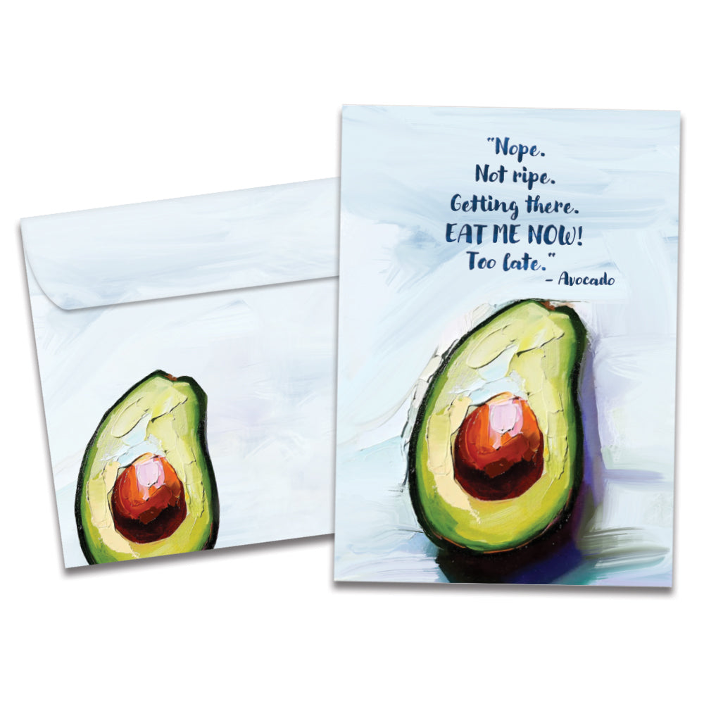 Ripe Avocados Greeting Card – Tree-Free Greetings