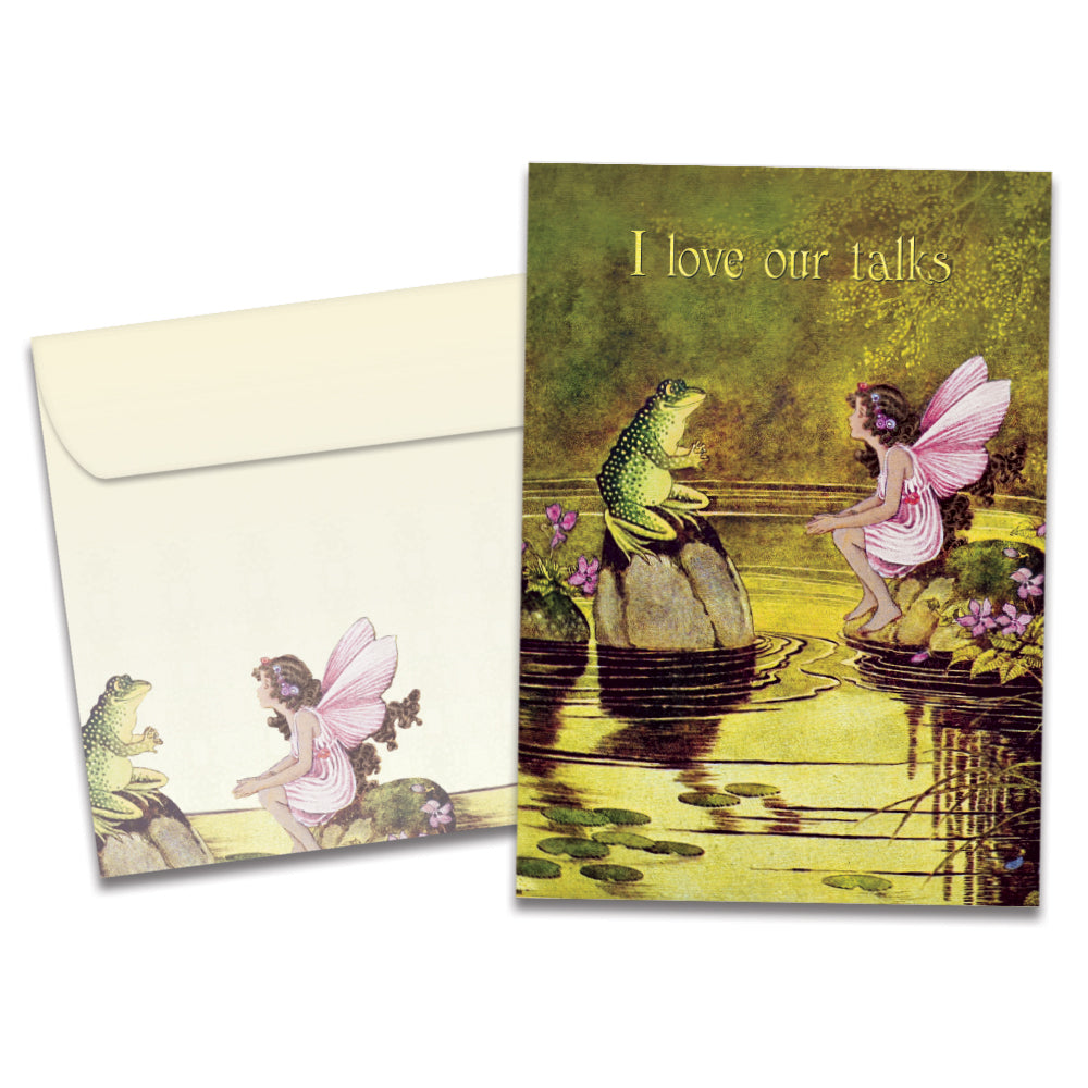 Fairy and Frog Greeting Card 6 Pack – Tree-Free Greetings