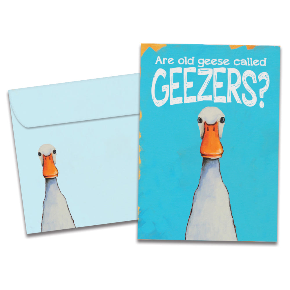 Geezers Greeting Card – Tree-Free Greetings
