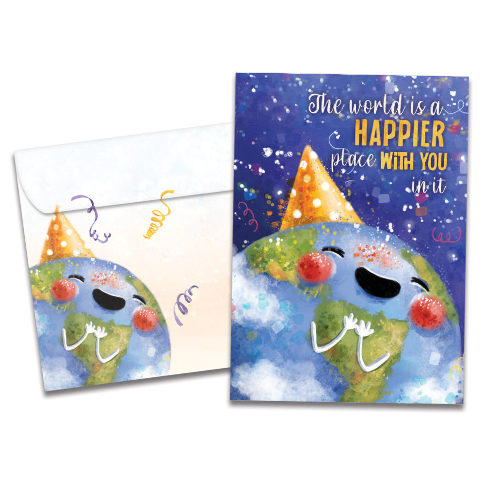 Happier World Greeting Card 6 Pack – Tree-Free Greetings