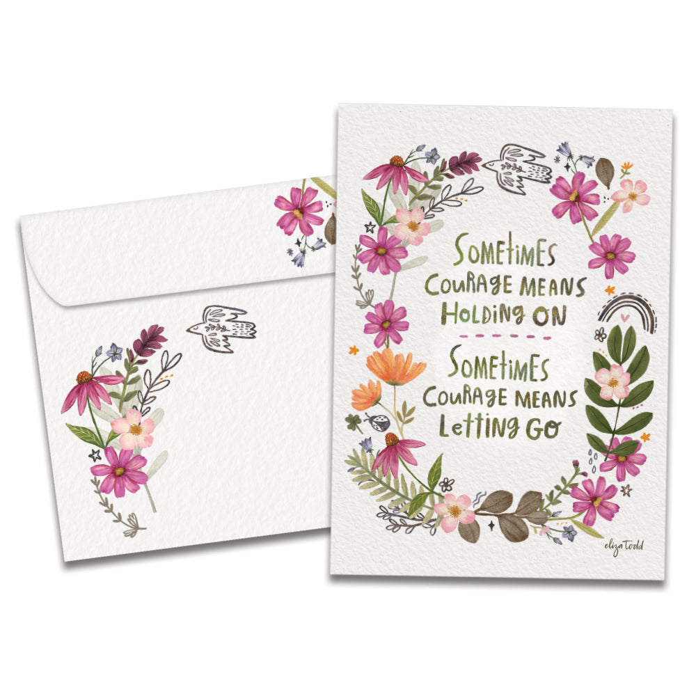 Courage Means Greeting Card 6 Pack – Tree-Free Greetings