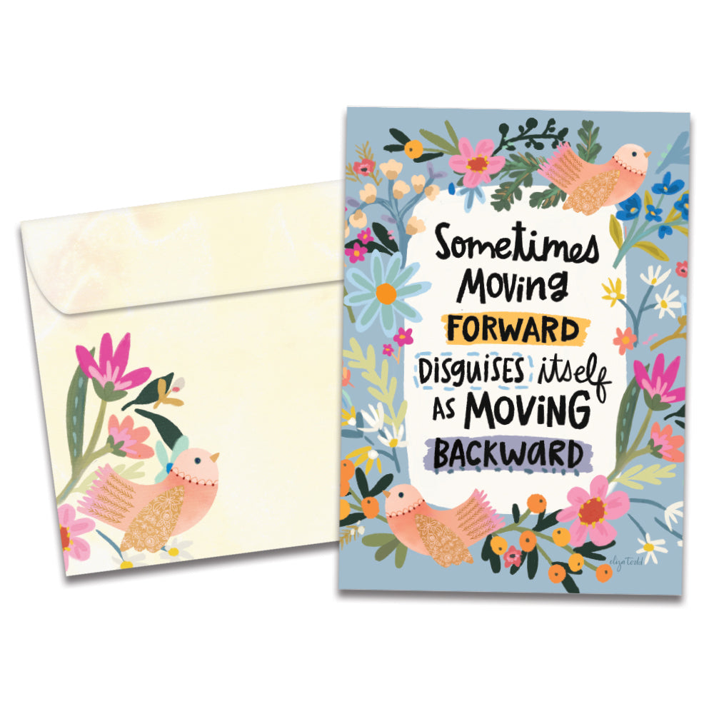 Moving Forward Greeting Card 6 Pack – Tree-Free Greetings