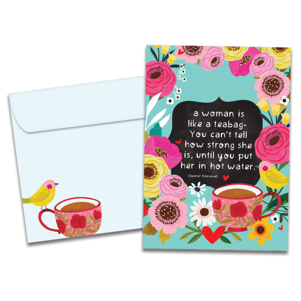 Woman Tea Greeting Card – Tree-Free Greetings