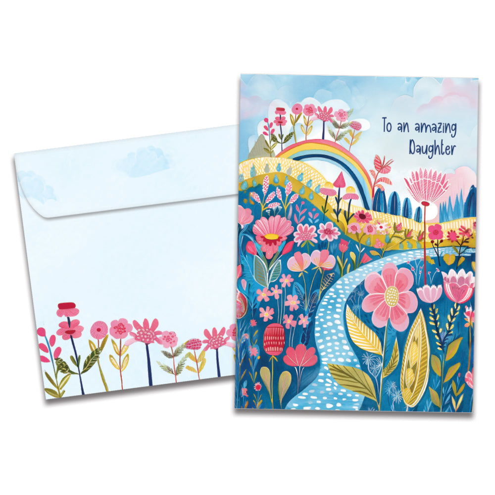 Rainbow Floral Path – Tree-Free Greetings