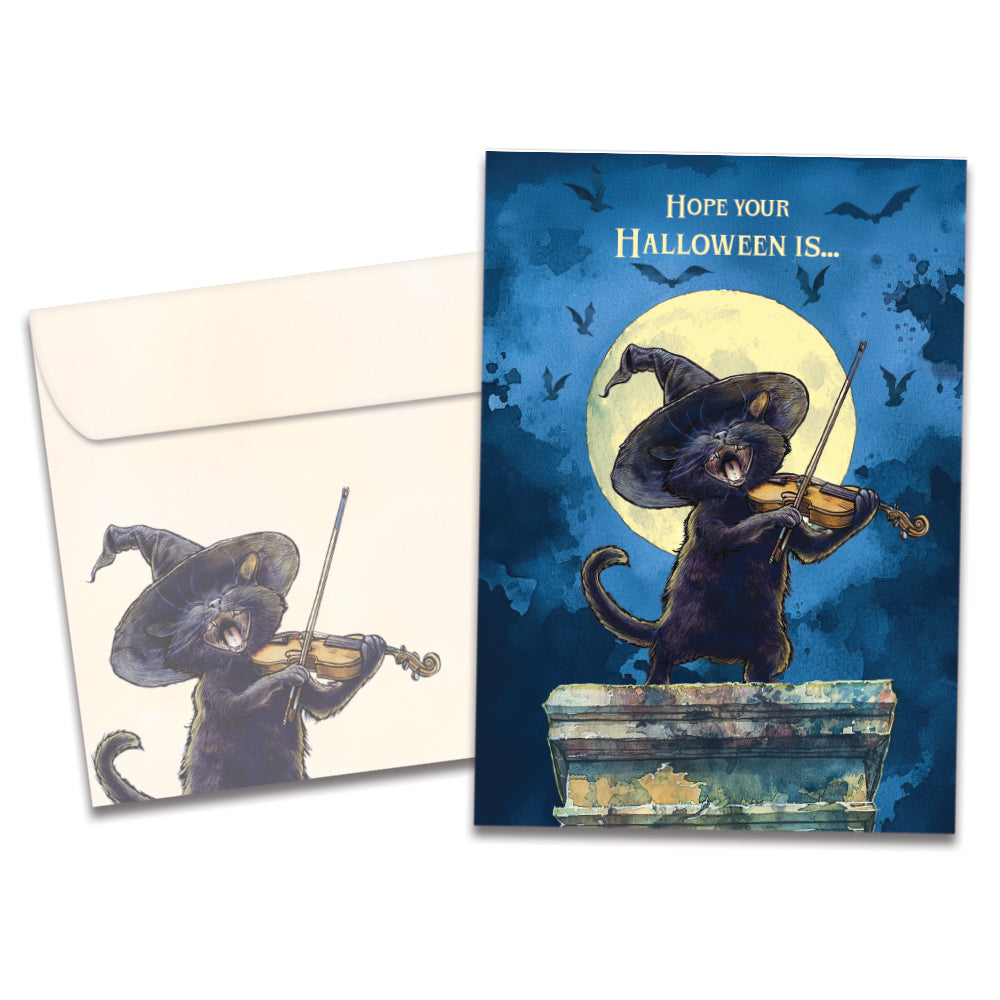 Full Moon Cat – Tree-Free Greetings