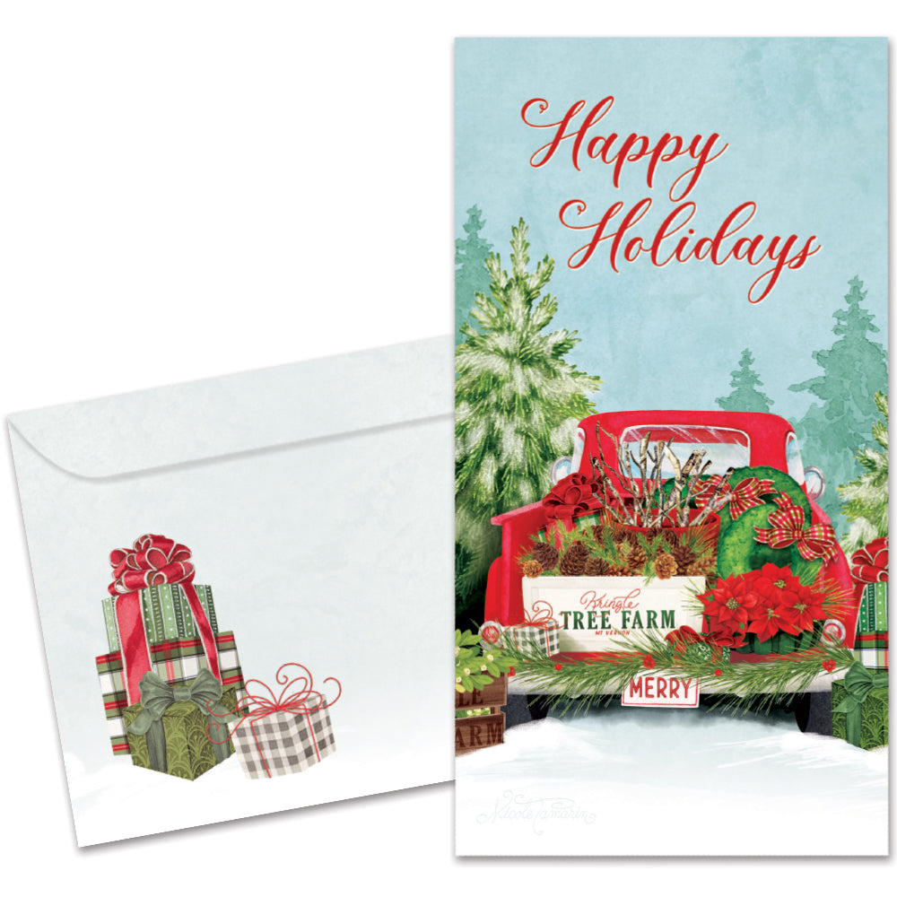 Kringle Tree Farm Money Holder Card 2 Pack – Tree-Free Greetings