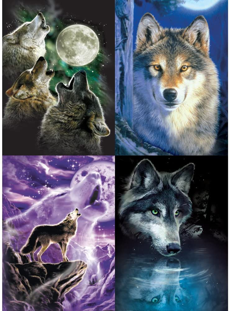 Three Wolf Moon/Moonlight Wolves All Occasion Assortment – Tree-Free ...