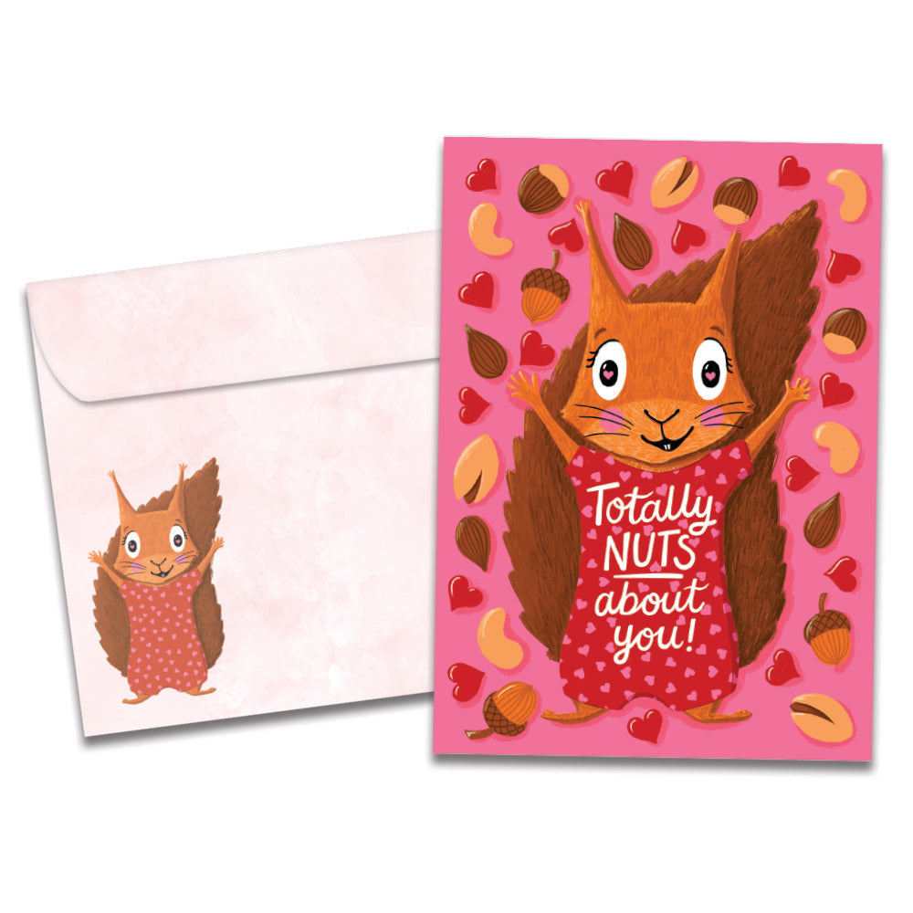 Squirrel Nuts Single Card – Tree-Free Greetings